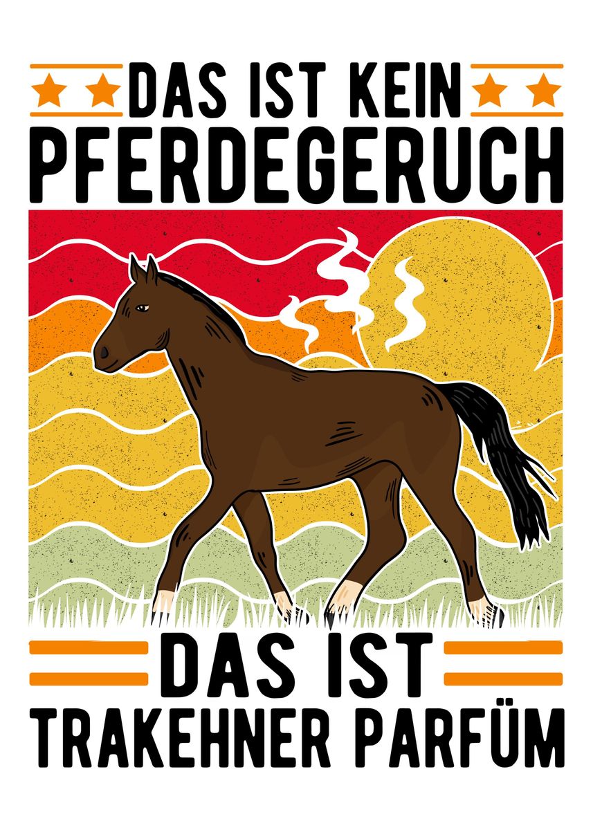 'Trakehner Pferd' Poster, picture, metal print, paint by FavoritePlates ...