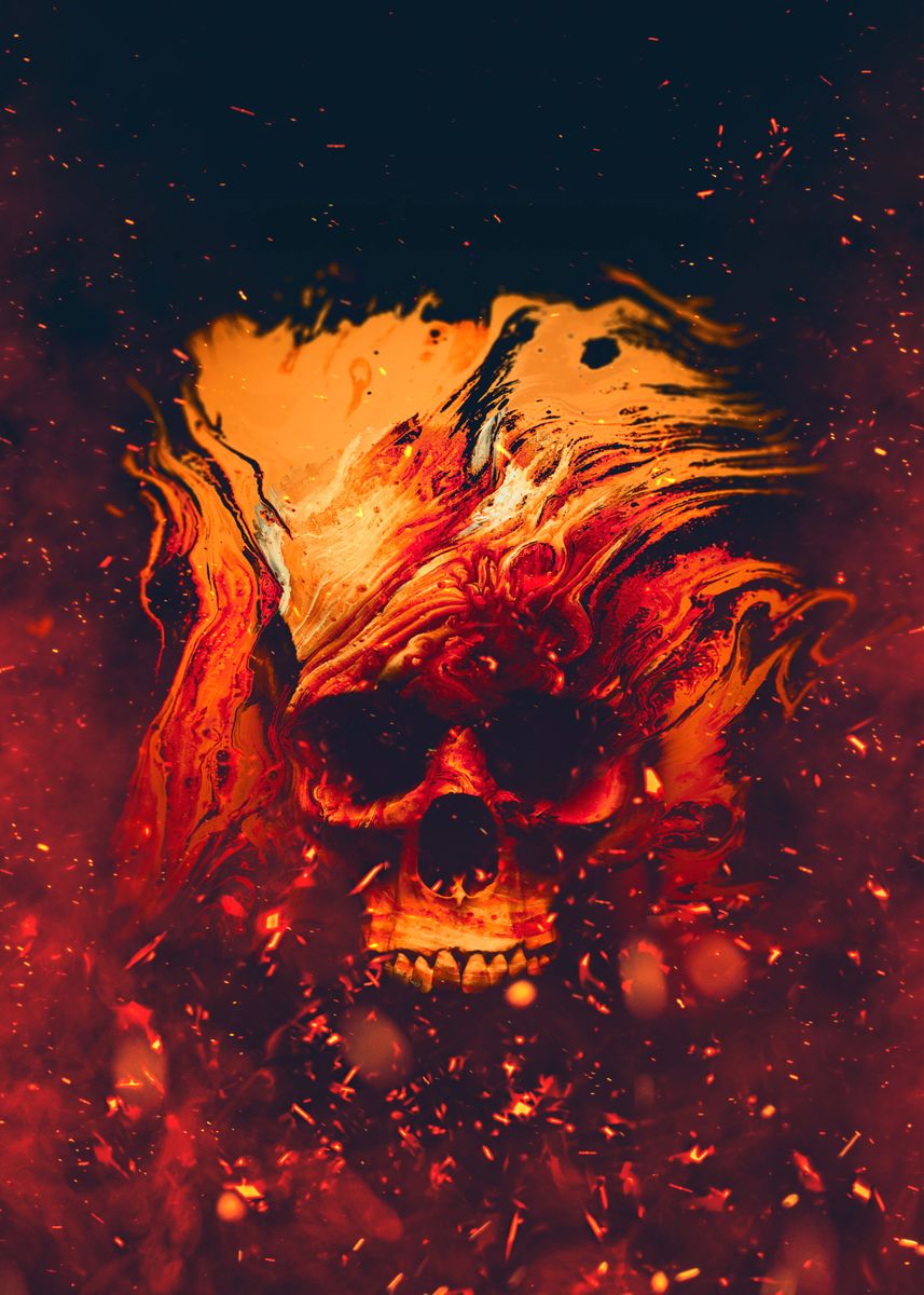 'Colors Of Death N05' Poster by Mehdi Daoud | Displate