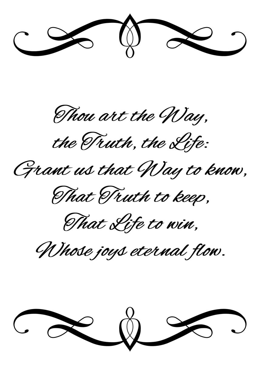 'Way Truth Life' Poster, picture, metal print, paint by ABConcepts ...