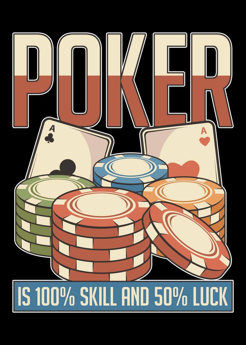 'Poker' Poster, picture, metal print, paint by BobbyBubble | Displate