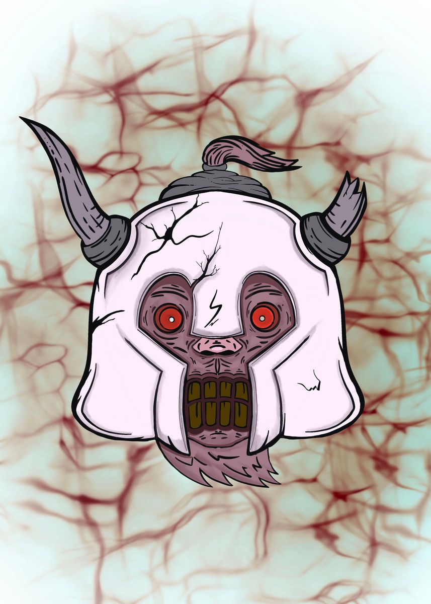 'the monkey ghost' Poster by zaka arya | Displate