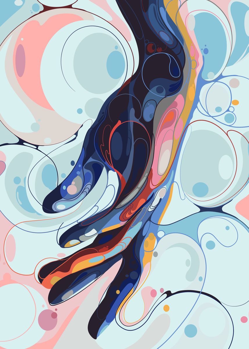 'Hand gesture' Poster, picture, metal print, paint by ISA TERESA | Displate