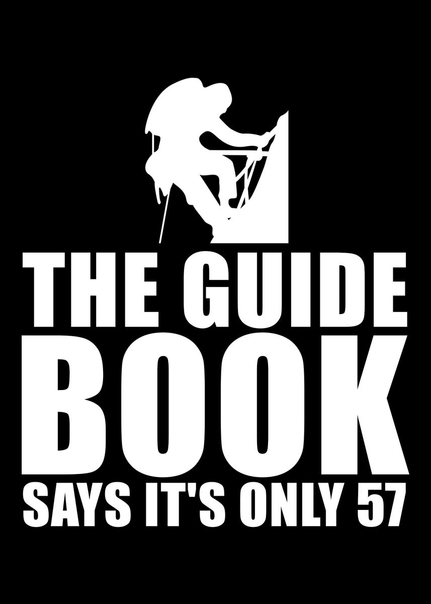 'Rock Climbing Climber' Poster, picture, metal print, paint by ...