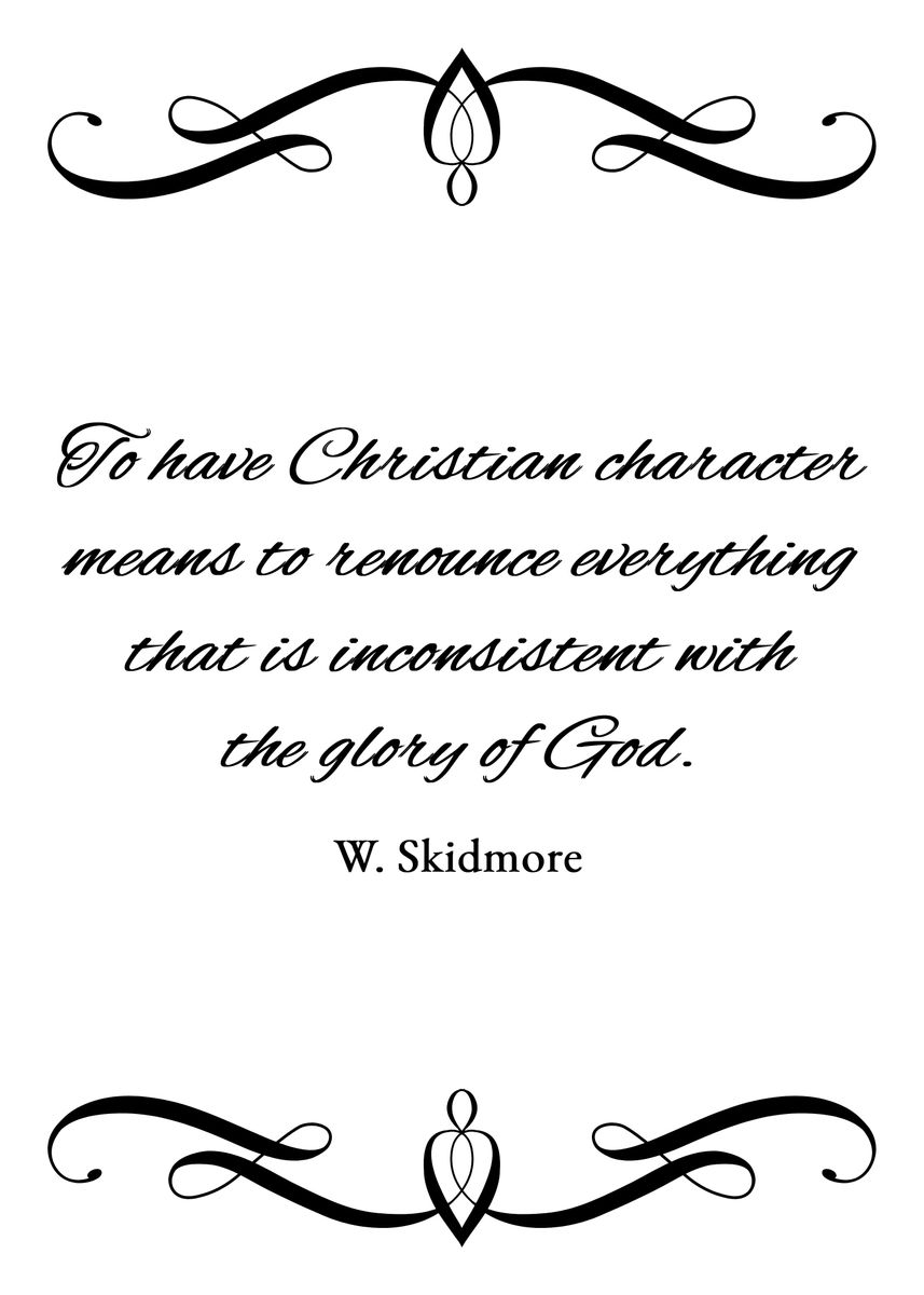 'Christian Character' Poster, picture, metal print, paint by ABConcepts ...