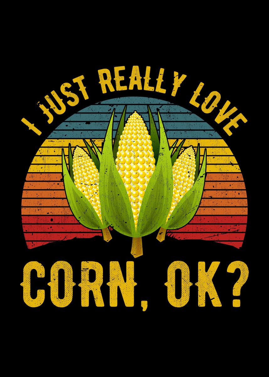 'Corn Maize Farming Corn' Poster, picture, metal print, paint by ...