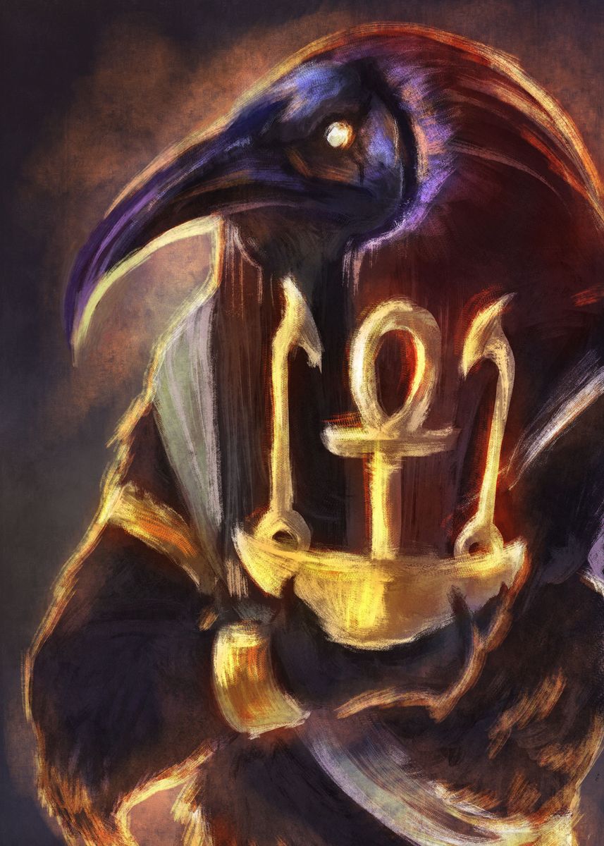 'THOTH' Poster, picture, metal print, paint by Alessia H Valastro ...