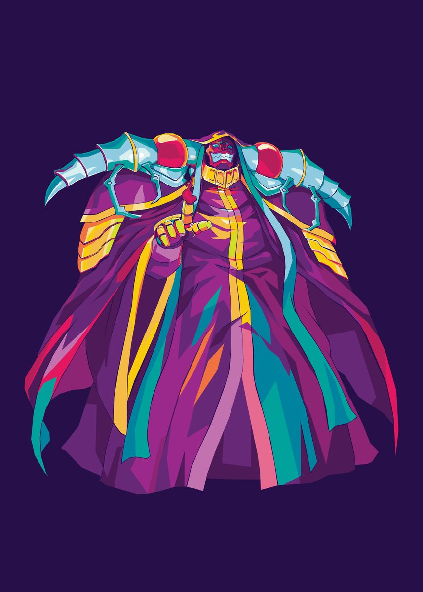 'magic caster anime abstrac' Poster, picture, metal print, paint by ...