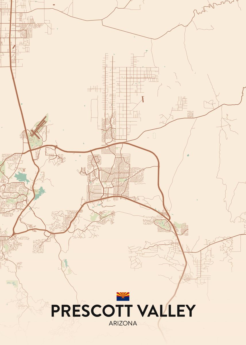 'Prescott Valley AZ' Poster by IMR Designs | Displate