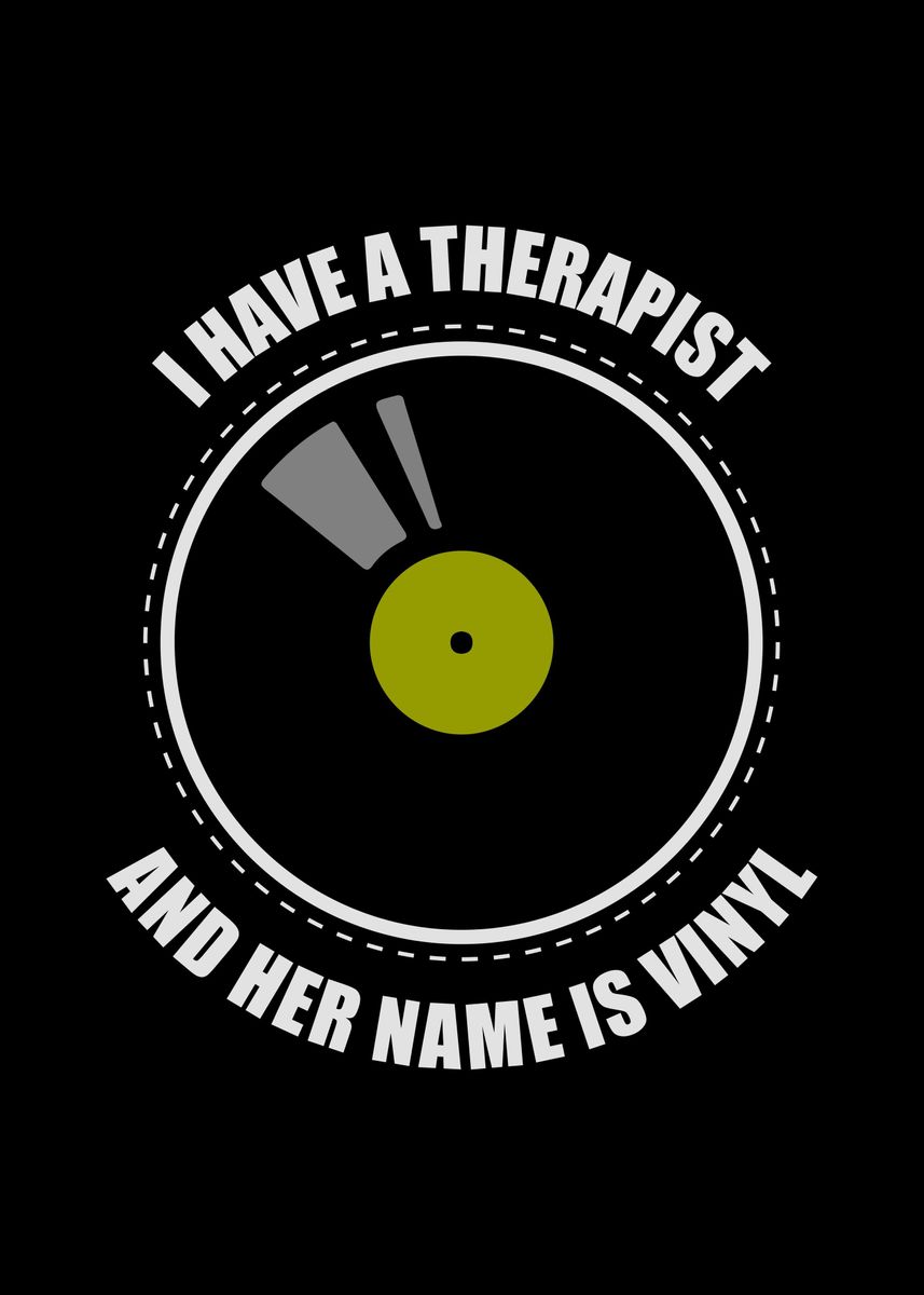 'Vinyl Record DJ Turntable' Poster, picture, metal print, paint by ...