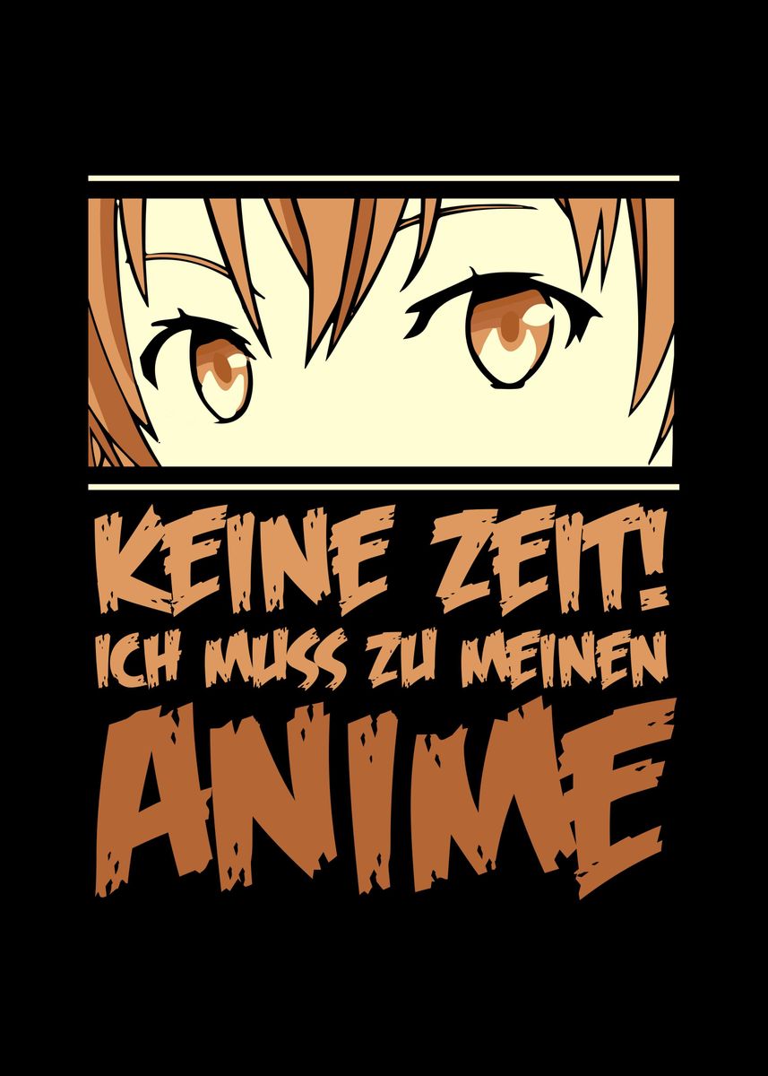 'German Anime' Poster by Sebastian Wünsche | Displate