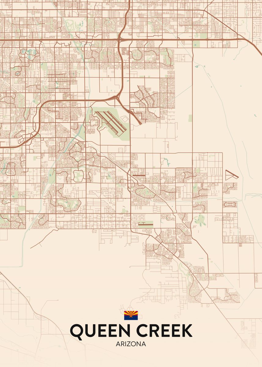 'Queen Creek AZ' Poster by IMR Designs | Displate