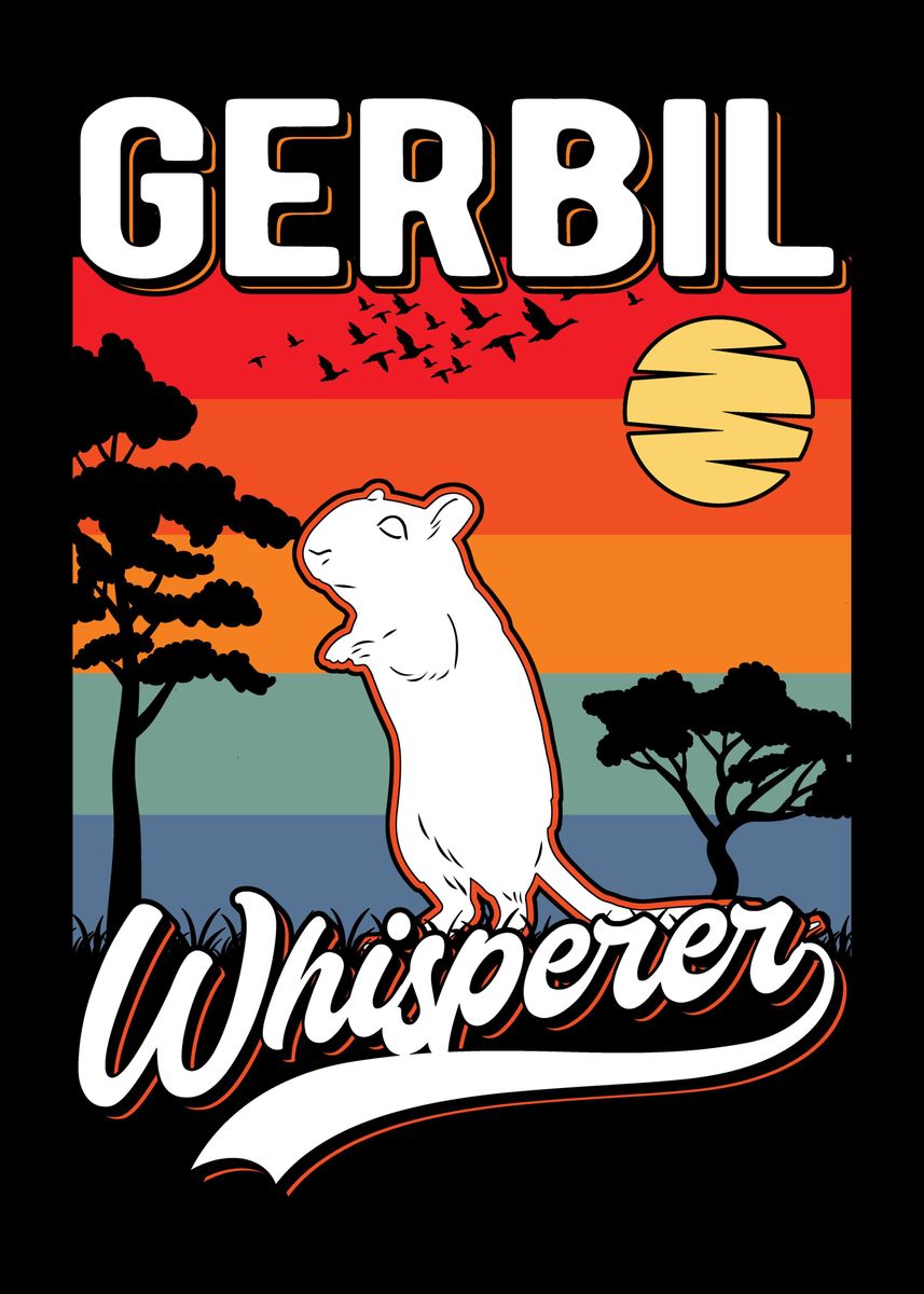 'Gerbil Racing rat' Poster by FavoritePlates | Displate