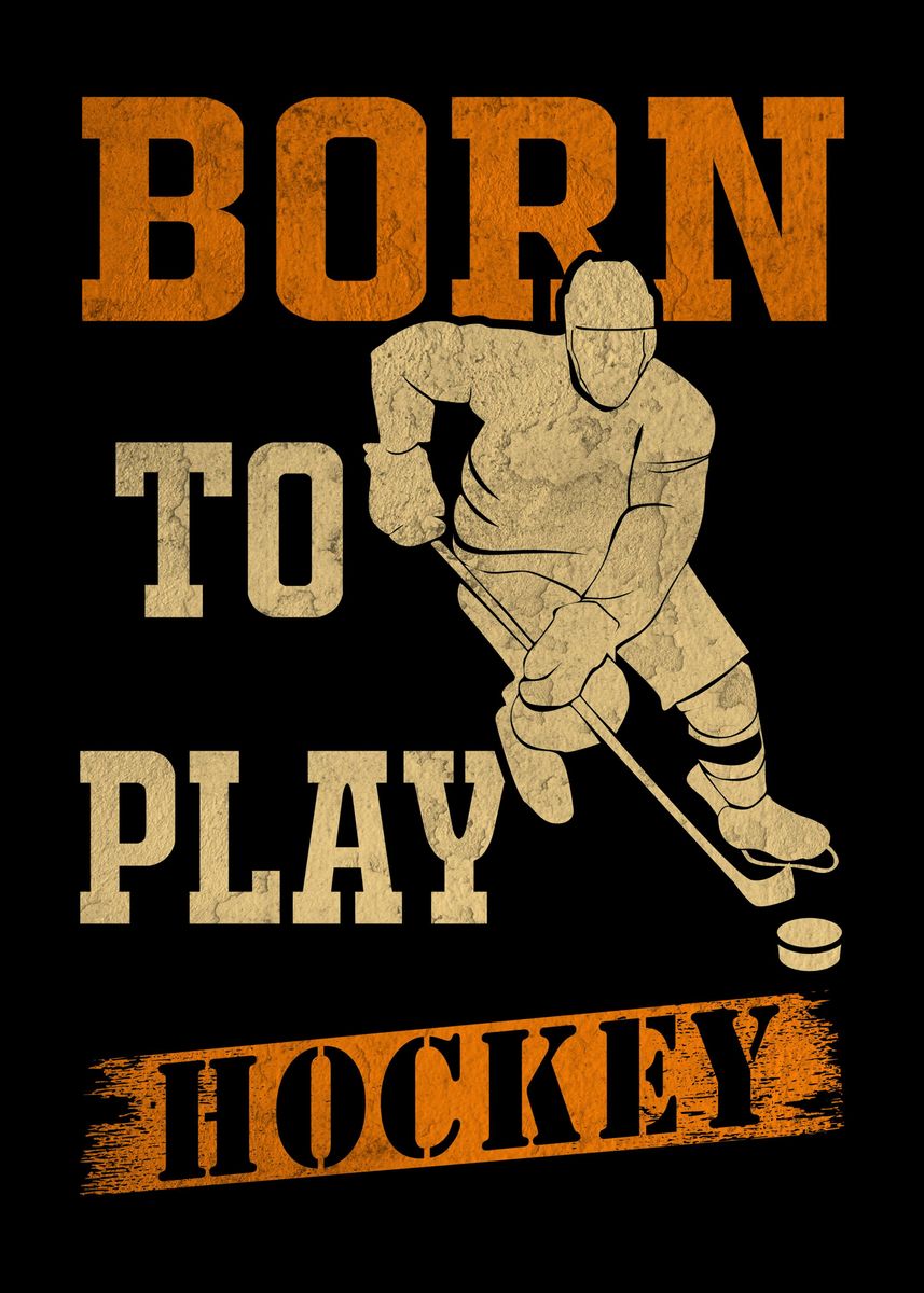 'Ice Hockey Player Hockey' Poster by professionaldesigns | Displate