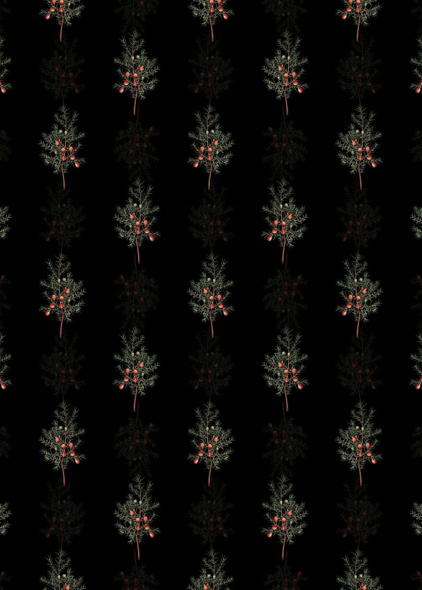 'Common Juniper Pattern' Poster by Holy Rock Design | Displate