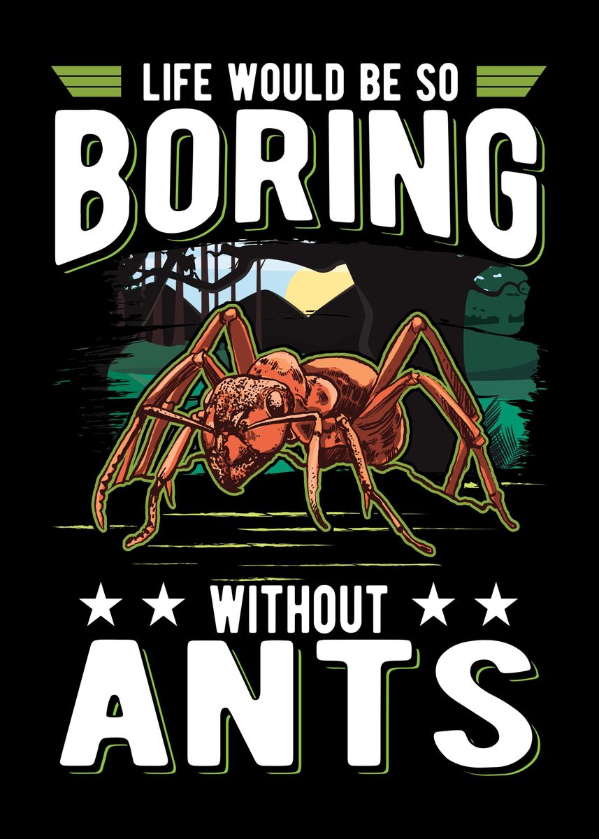 'Ant Farm Ant Keeper' Poster, picture, metal print, paint by ...