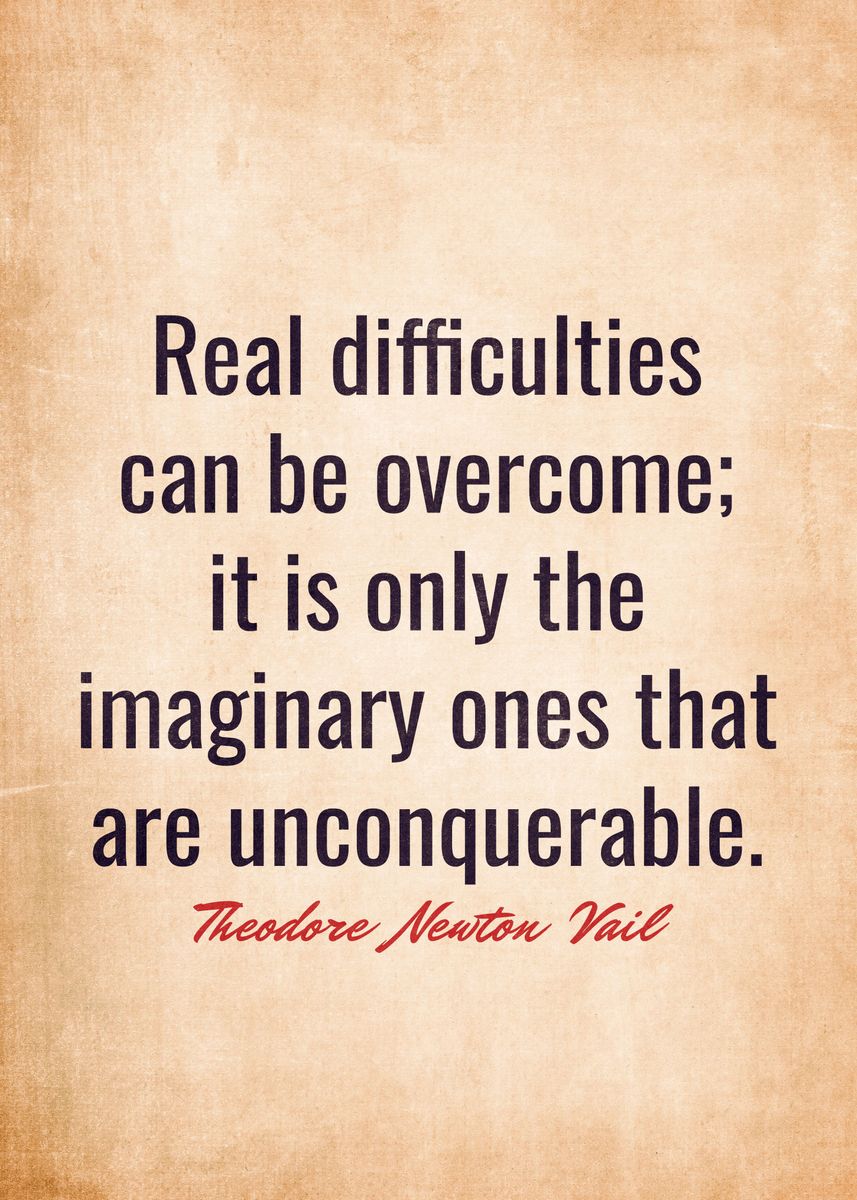 'Theodore Newton Vail Quote' Poster by Dicky Oktavian | Displate