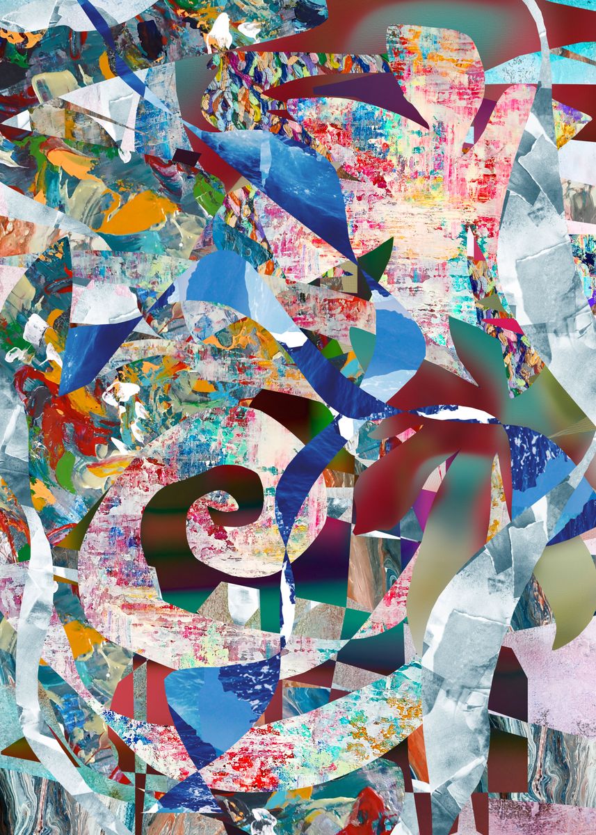 'Color chaos' Poster by Larisa Siverina | Displate