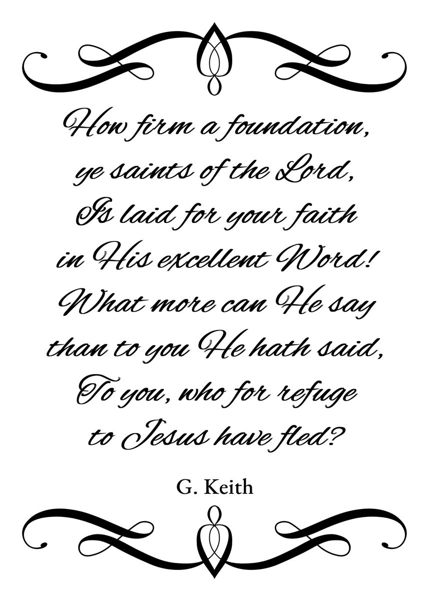 'A Firm Foundation' Poster, picture, metal print, paint by ABConcepts ...