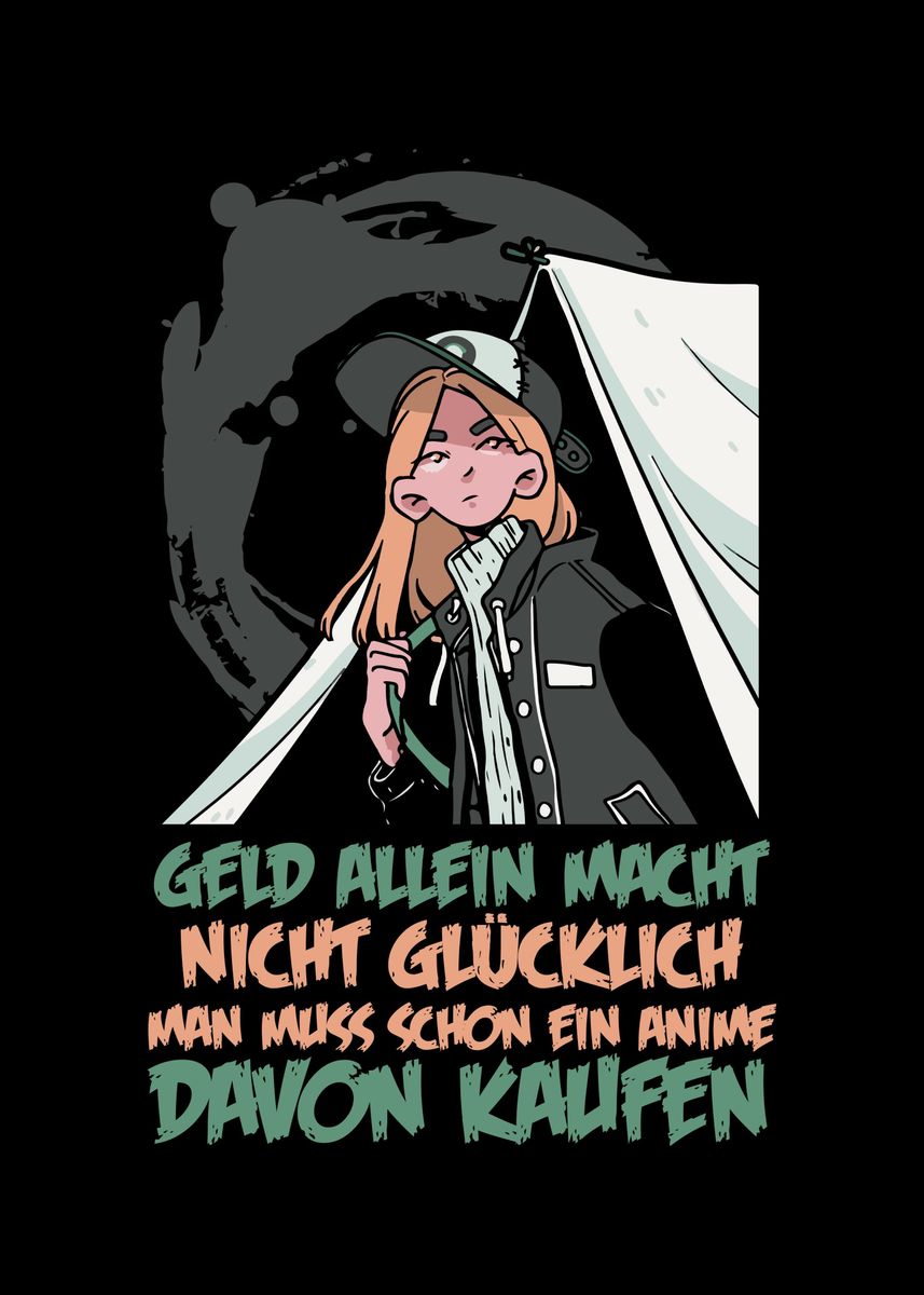 'German Anime' Poster by Sebastian Wünsche | Displate