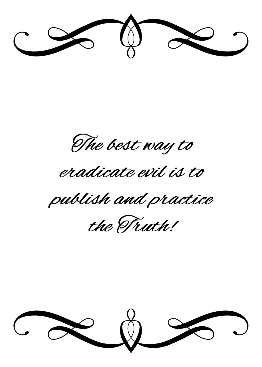 'Practice the Truth' Poster, picture, metal print, paint by ABConcepts ...