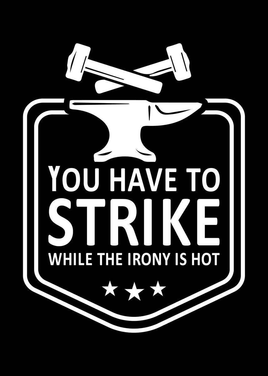 'Blacksmith Blacksmithing' Poster, picture, metal print, paint by ...