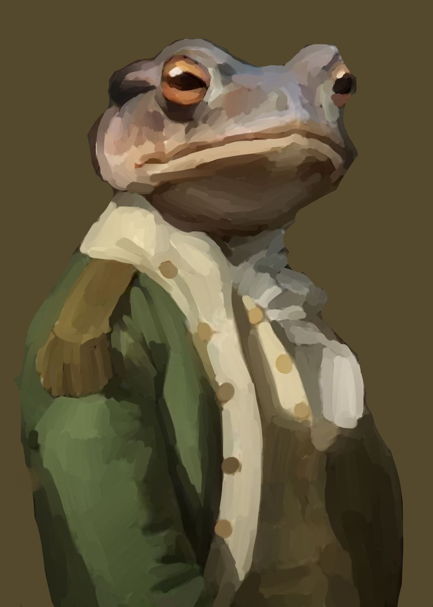 'Loyal frog' Poster by eunoia | Displate