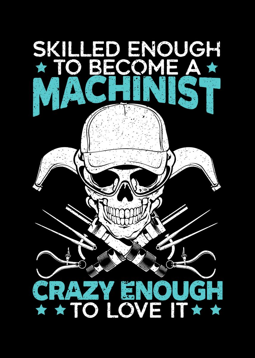 'Machinist' Poster by NAO | Displate