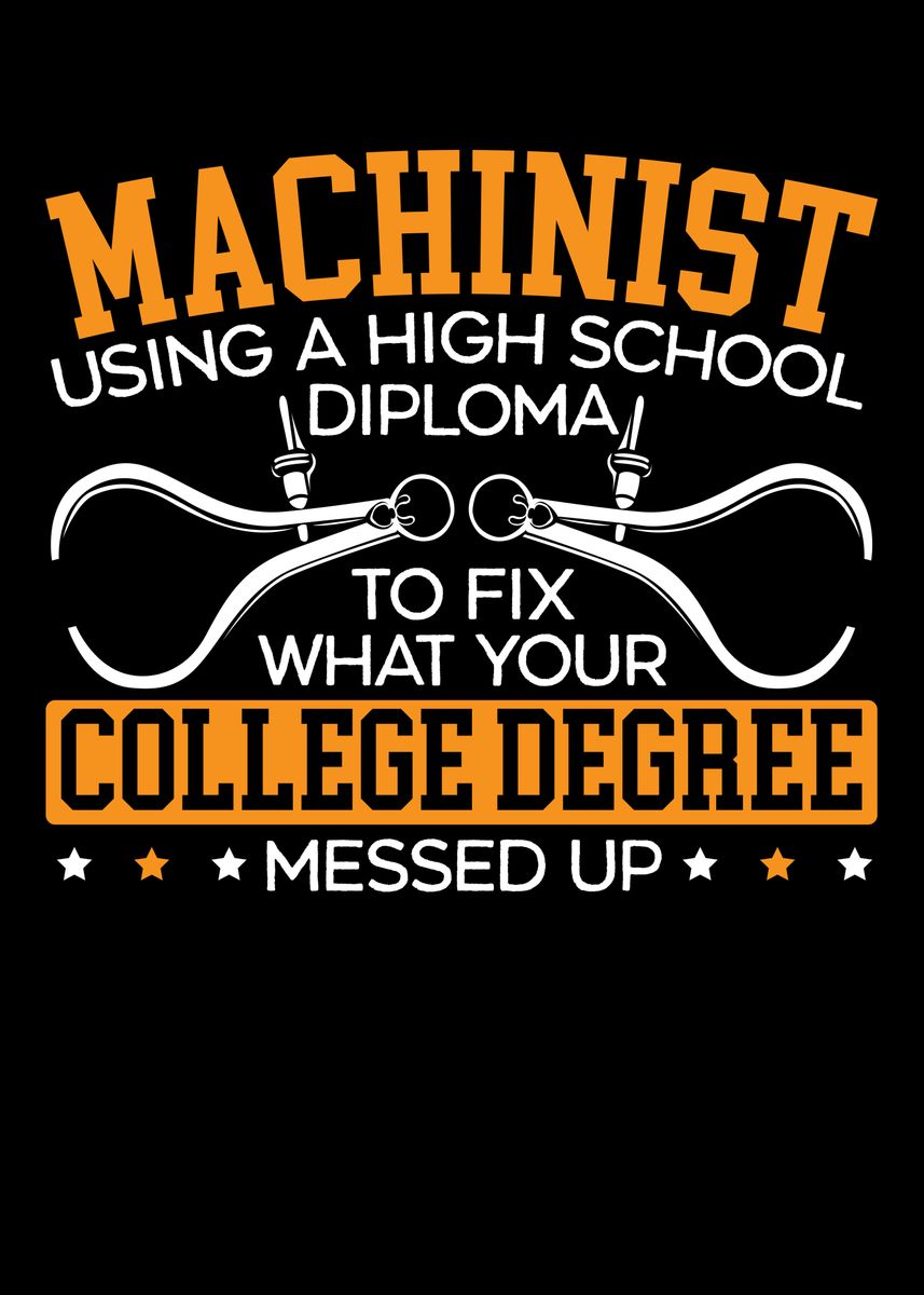 'Machinist' Poster, picture, metal print, paint by NAO | Displate