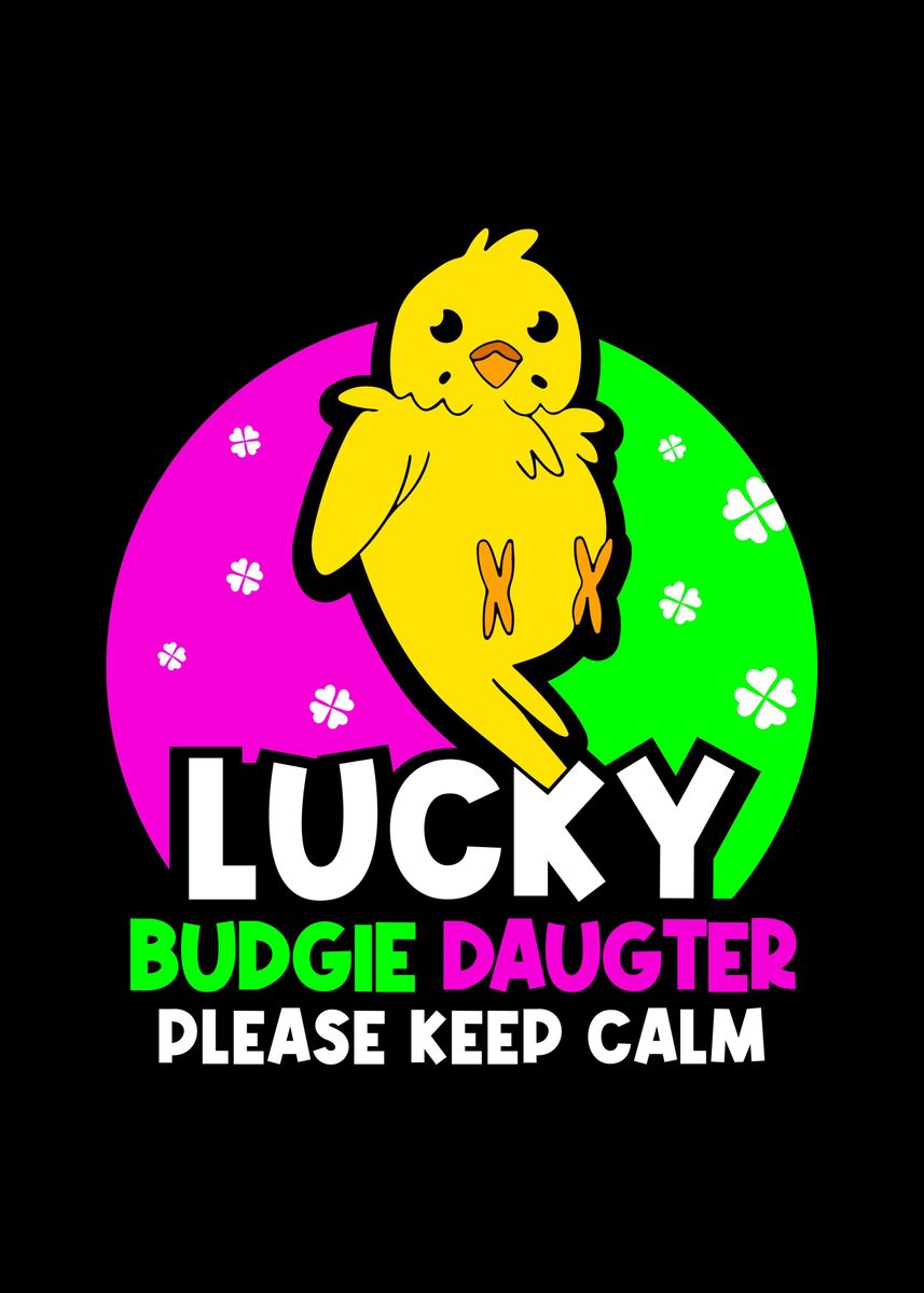 'Budgie Budgeriga' Poster, picture, metal print, paint by Sebastian ...