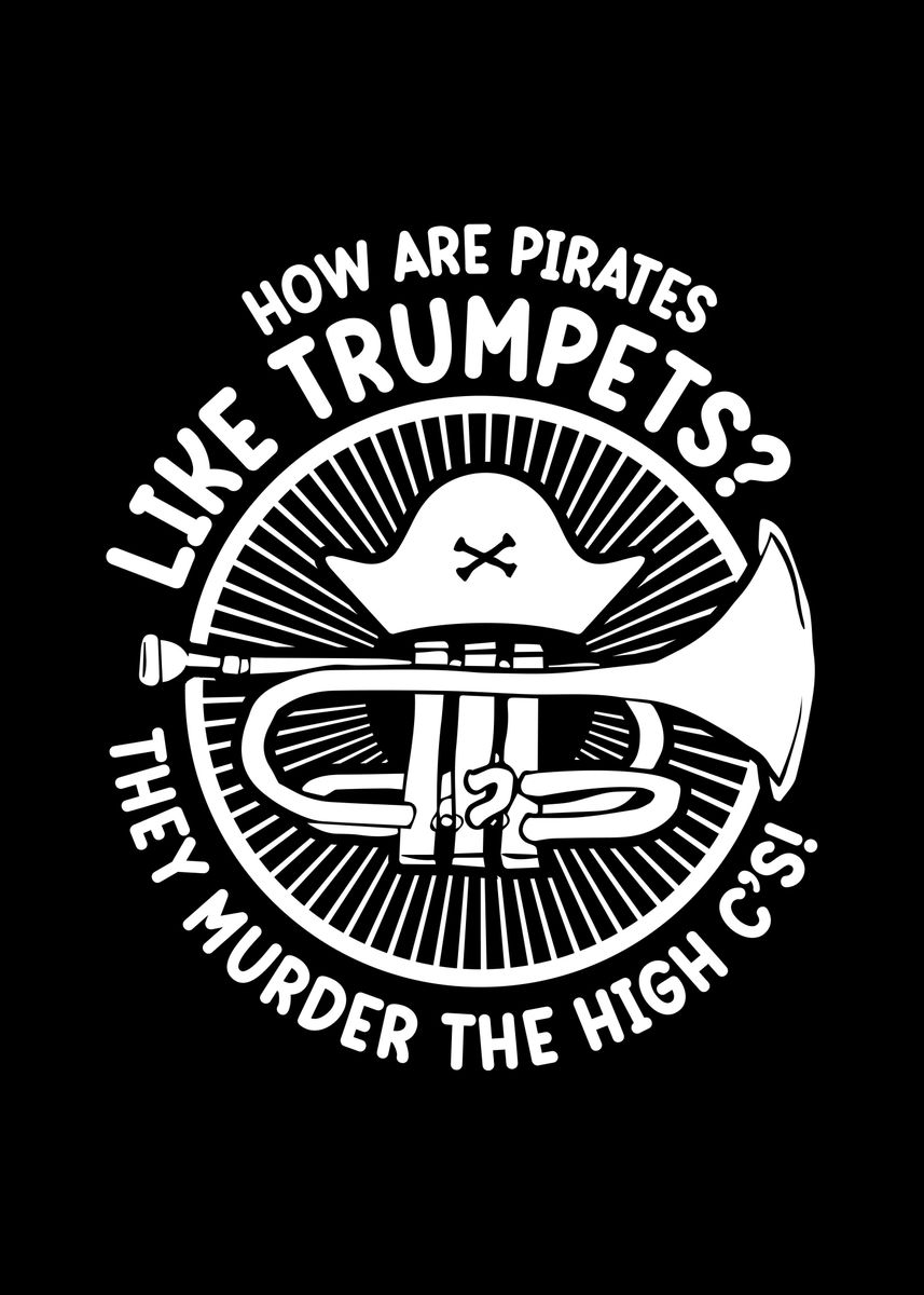 'Trumpet' Poster, picture, metal print, paint by Sebastian Wünsche ...