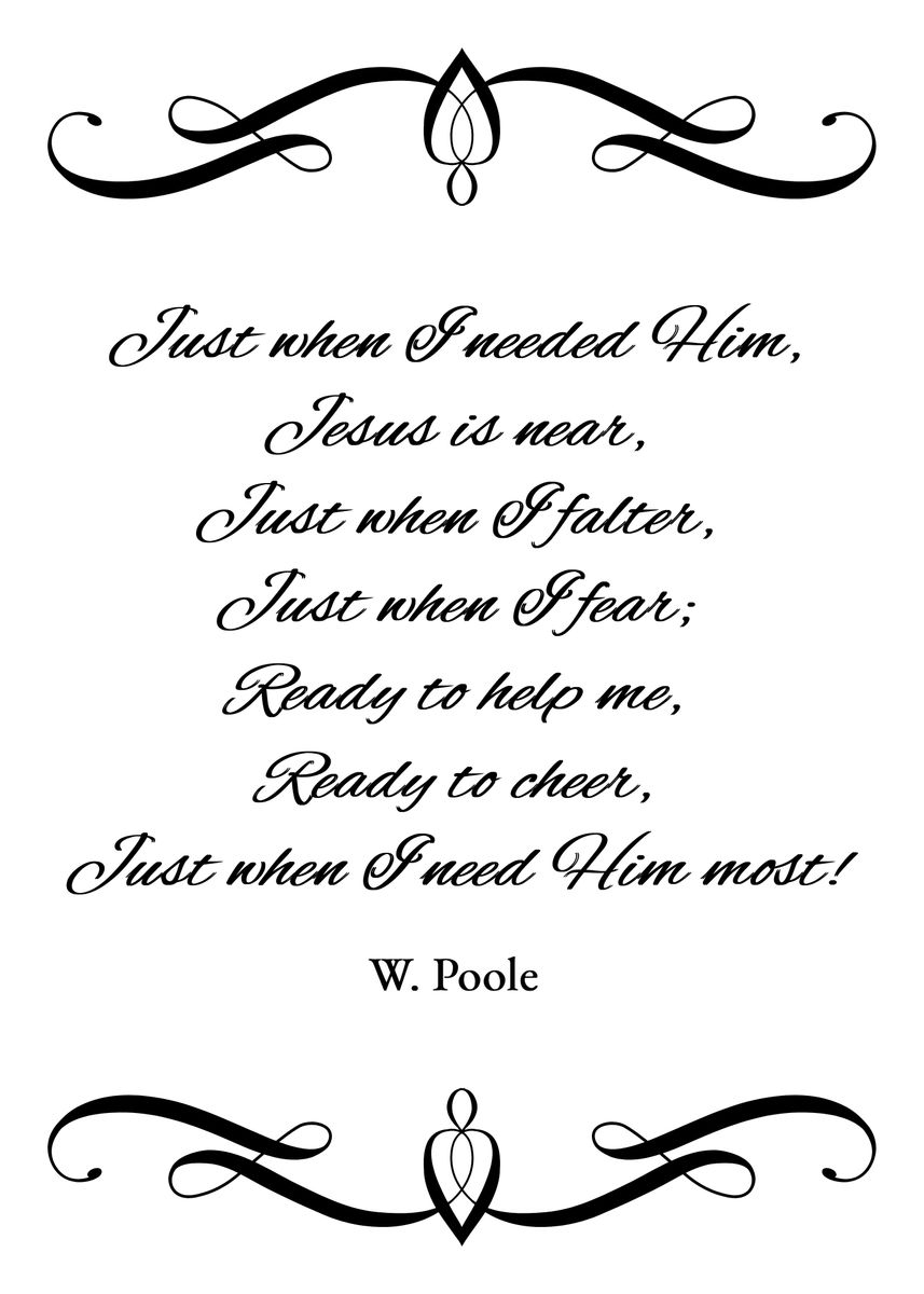 'Jesus Is Always Near' Poster, picture, metal print, paint by ...