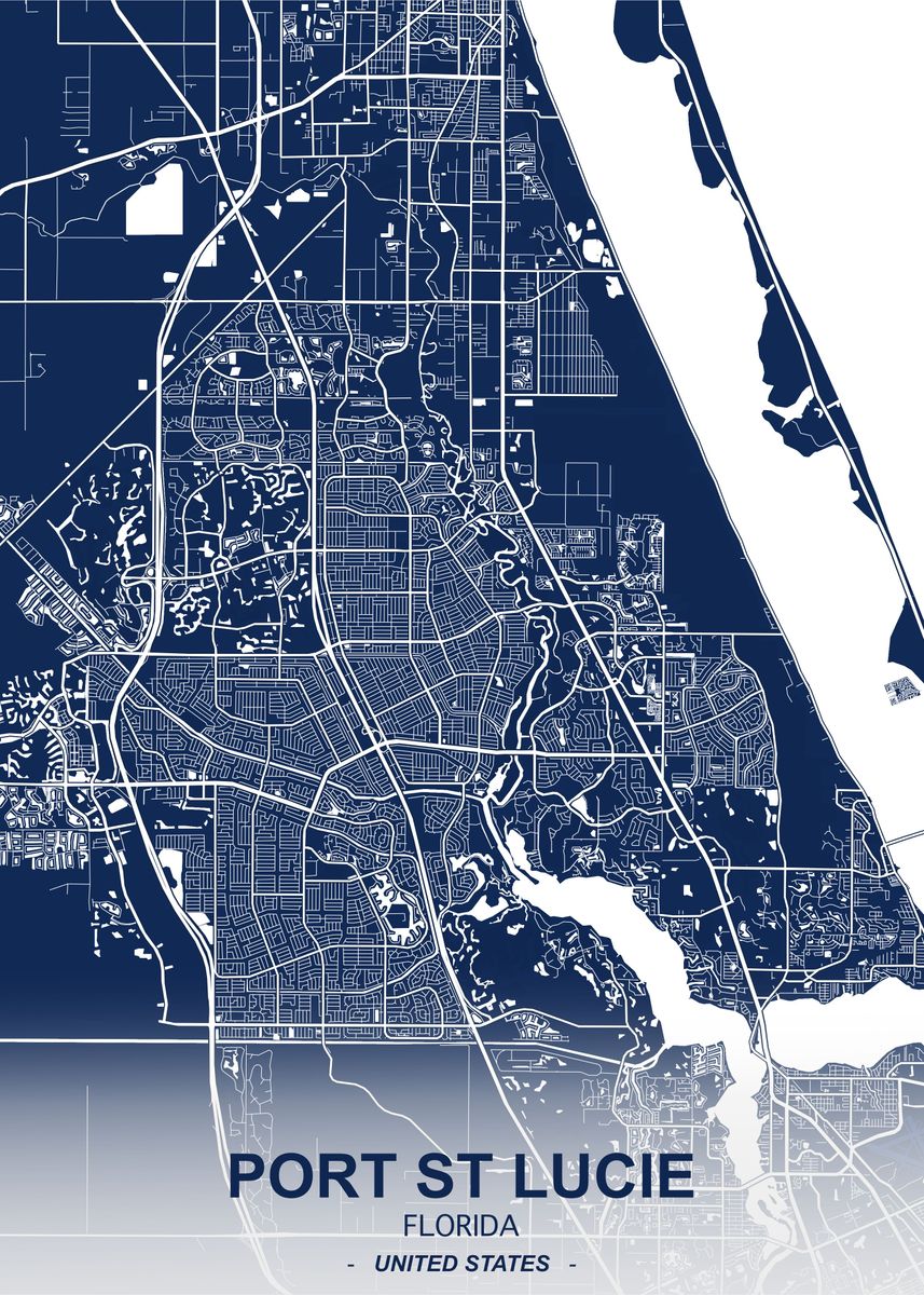 'Port St Lucie Florida' Poster, picture, metal print, paint by sinnois ...