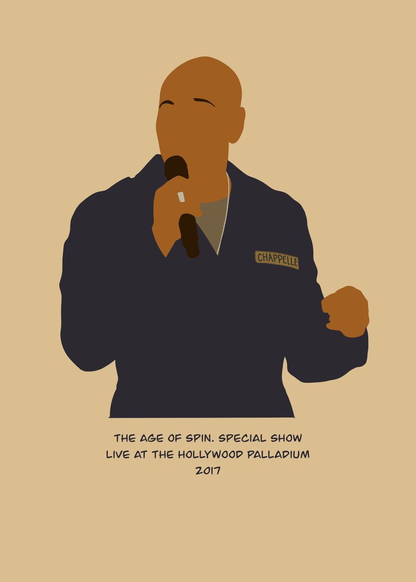 'dave chappelle' Poster, picture, metal print, paint by Magic Apes ...