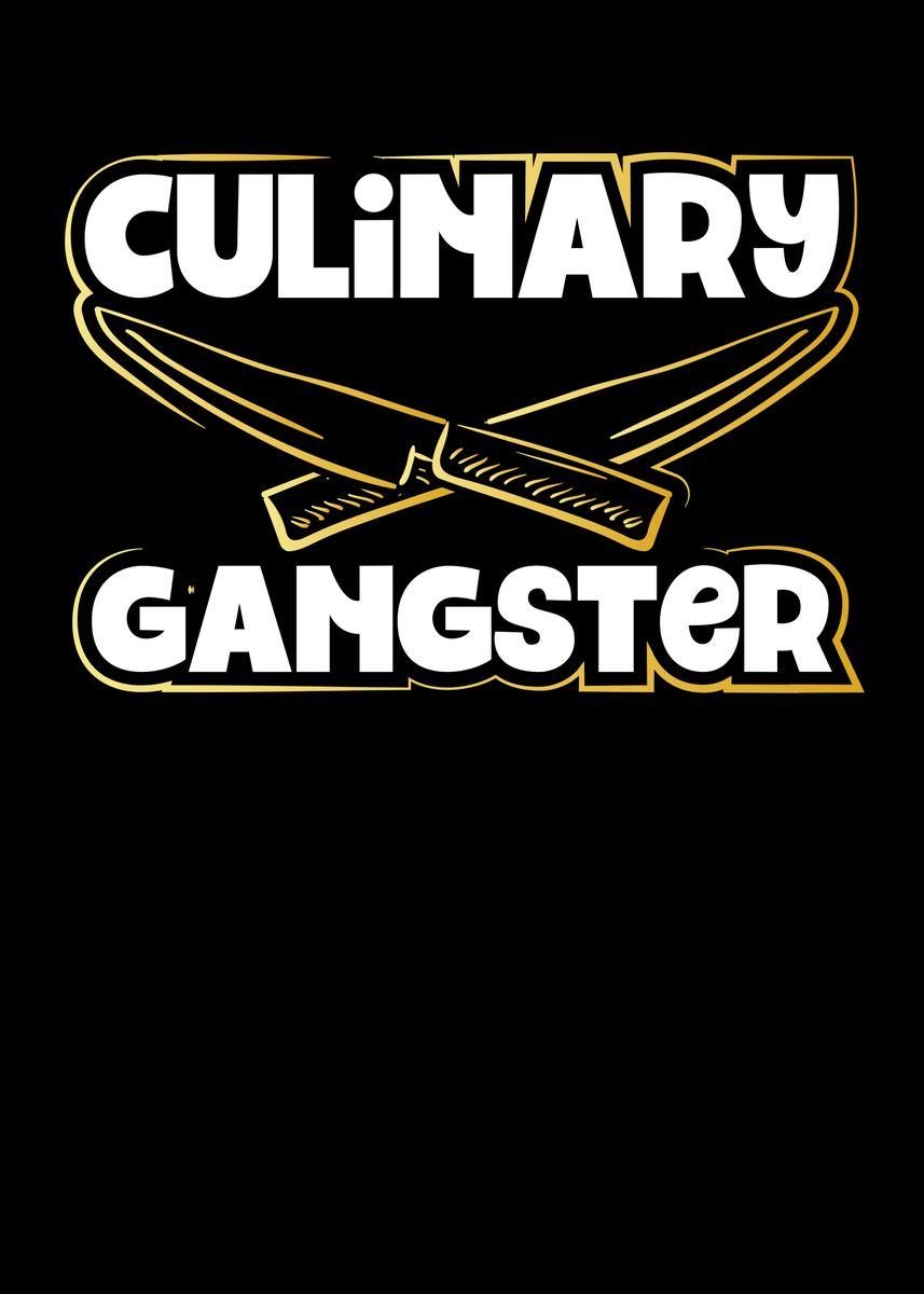 'Culinary gangster' Poster by BeMi | Displate