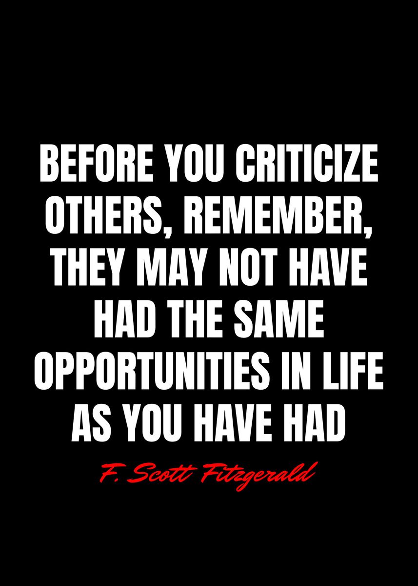 'F Scott Fitzgerald Quotes' Poster, picture, metal print, paint by Best ...