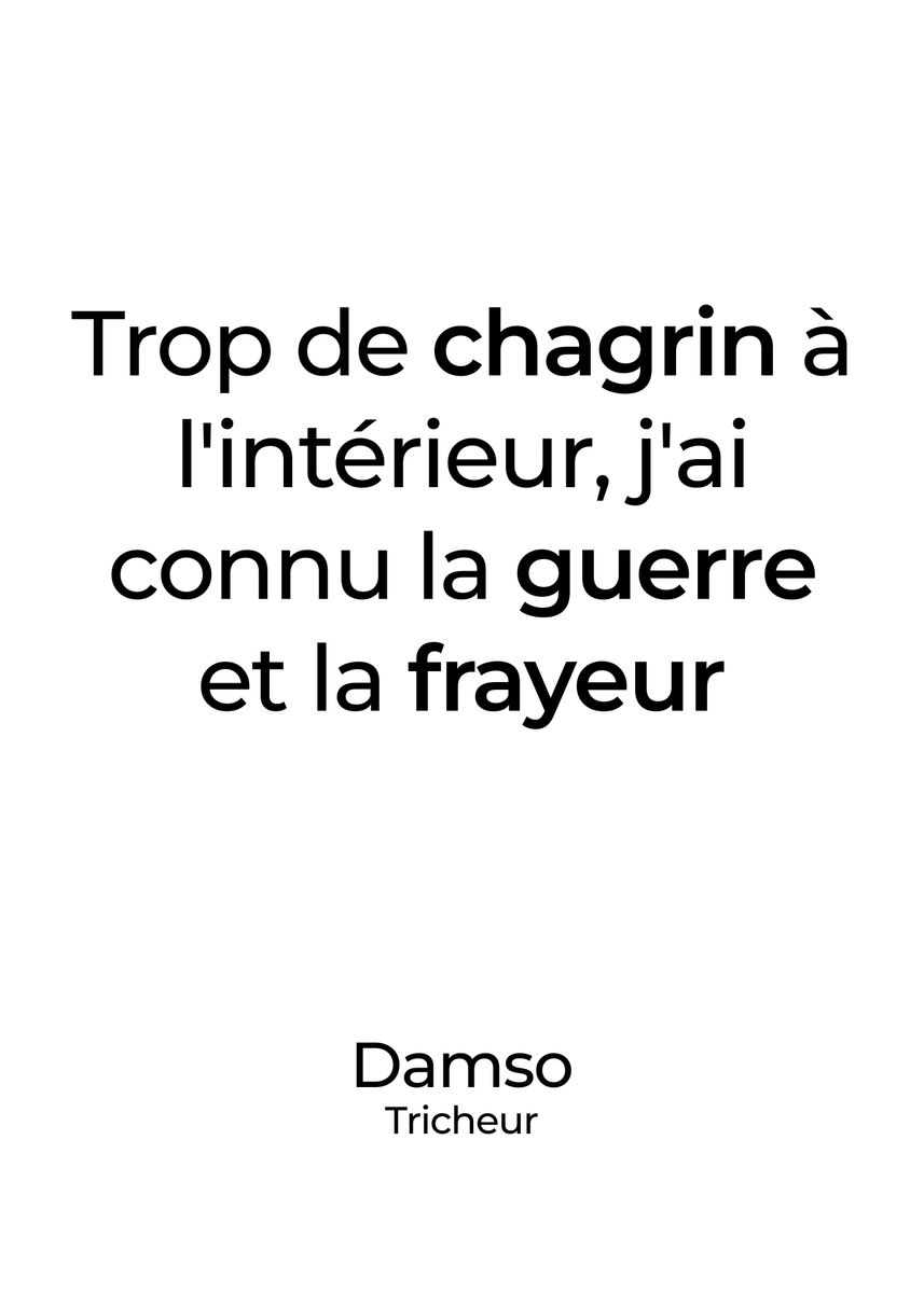 'Damso Poster' Poster, picture, metal print, paint by Jimmy Punchline ...