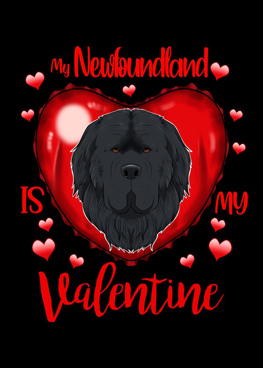 'Newfoundland ' Poster, picture, metal print, paint by MaximusDesigns ...