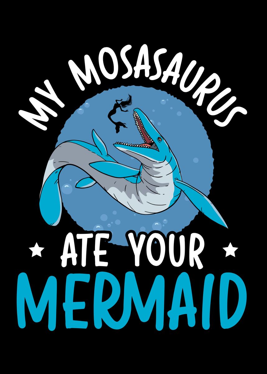 'Mosasaurus' Poster by NAO | Displate