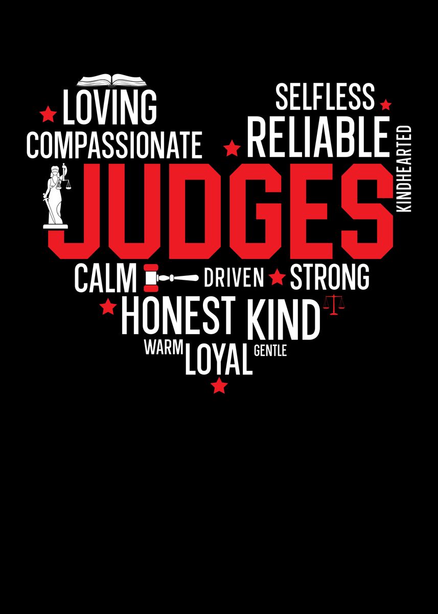 'Best Judge Ever' Poster, picture, metal print, paint by NAO | Displate