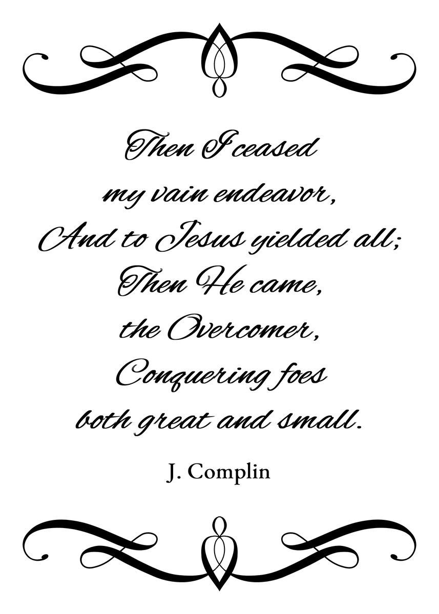 'Yield to Jesus' Poster, picture, metal print, paint by ABConcepts ...