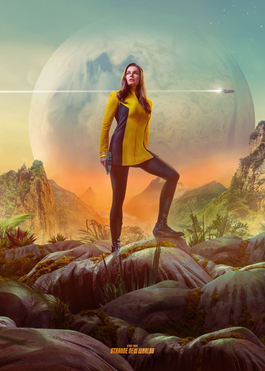 'Una Chin Riley' Poster, picture, metal print, paint by Star Trek ...