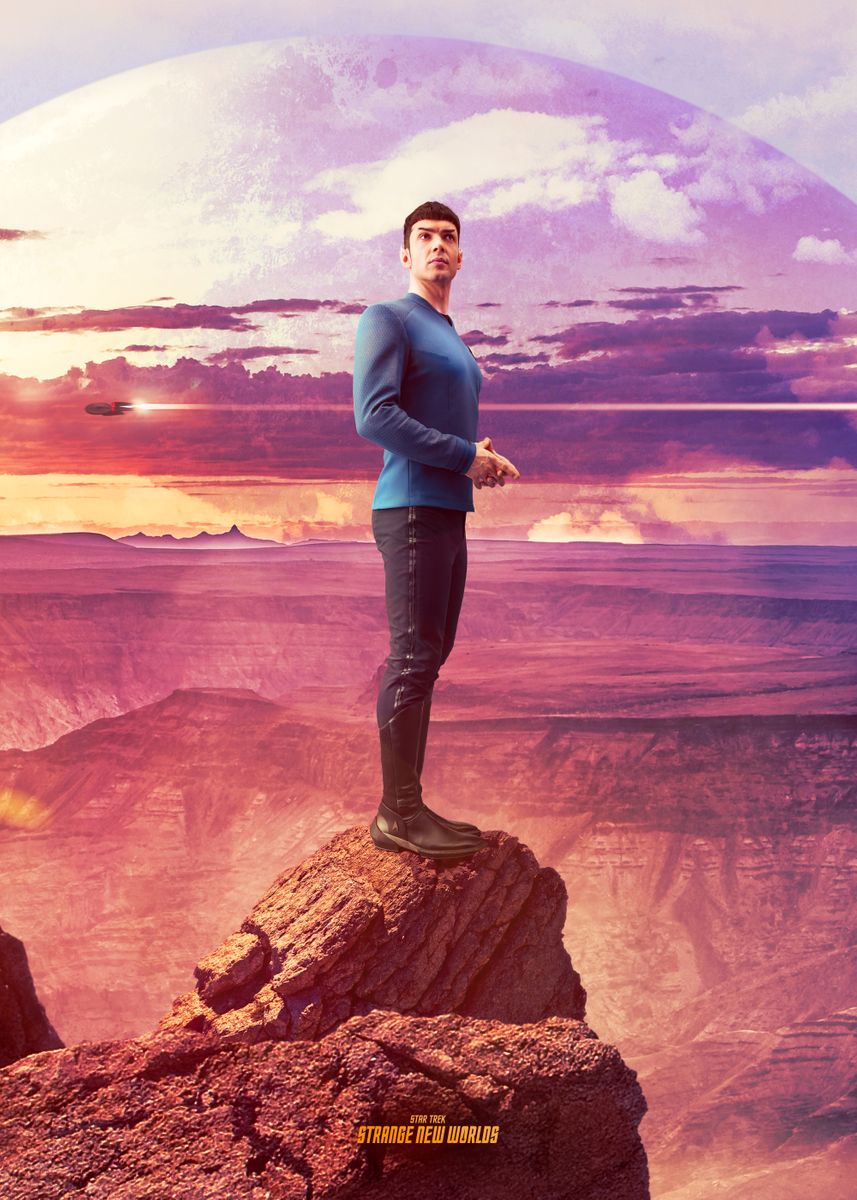 'Spock' Poster, picture, metal print, paint by Star Trek | Displate