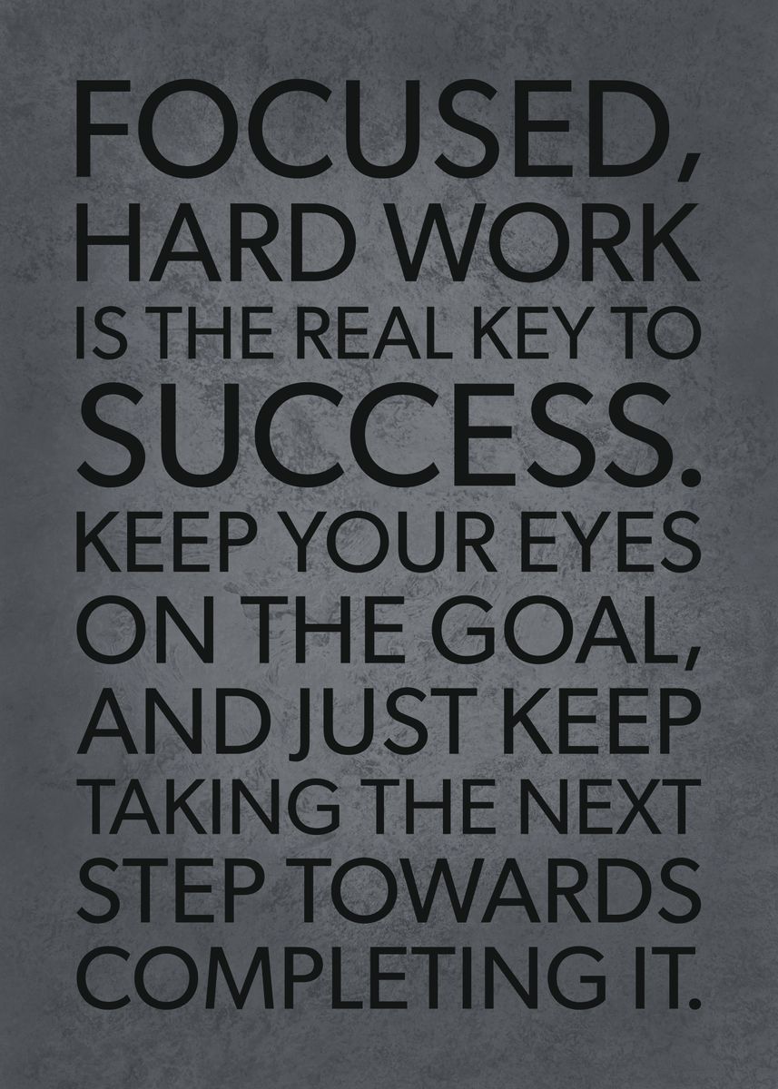 'The Real Key To Success' Poster, picture, metal print, paint by CHAN ...