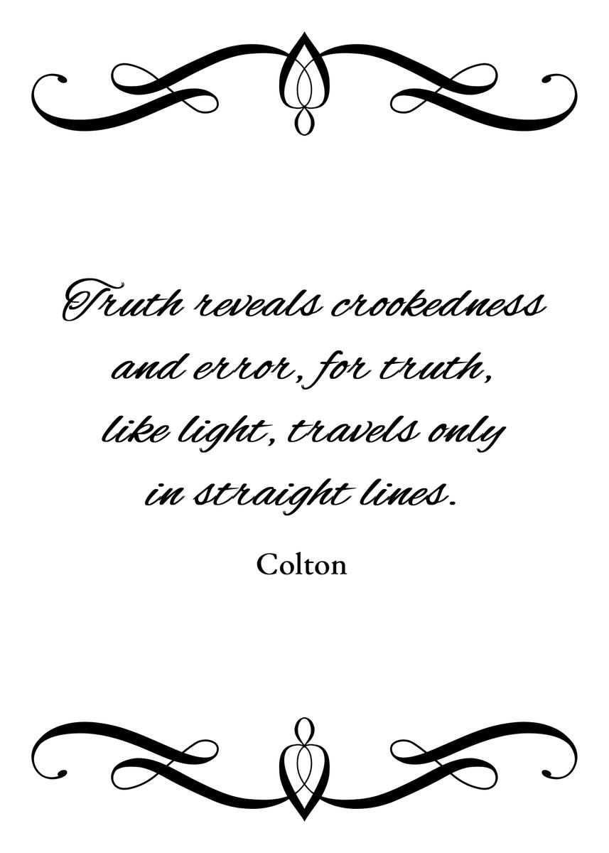 'Truth Is Light' Poster by ABConcepts | Displate