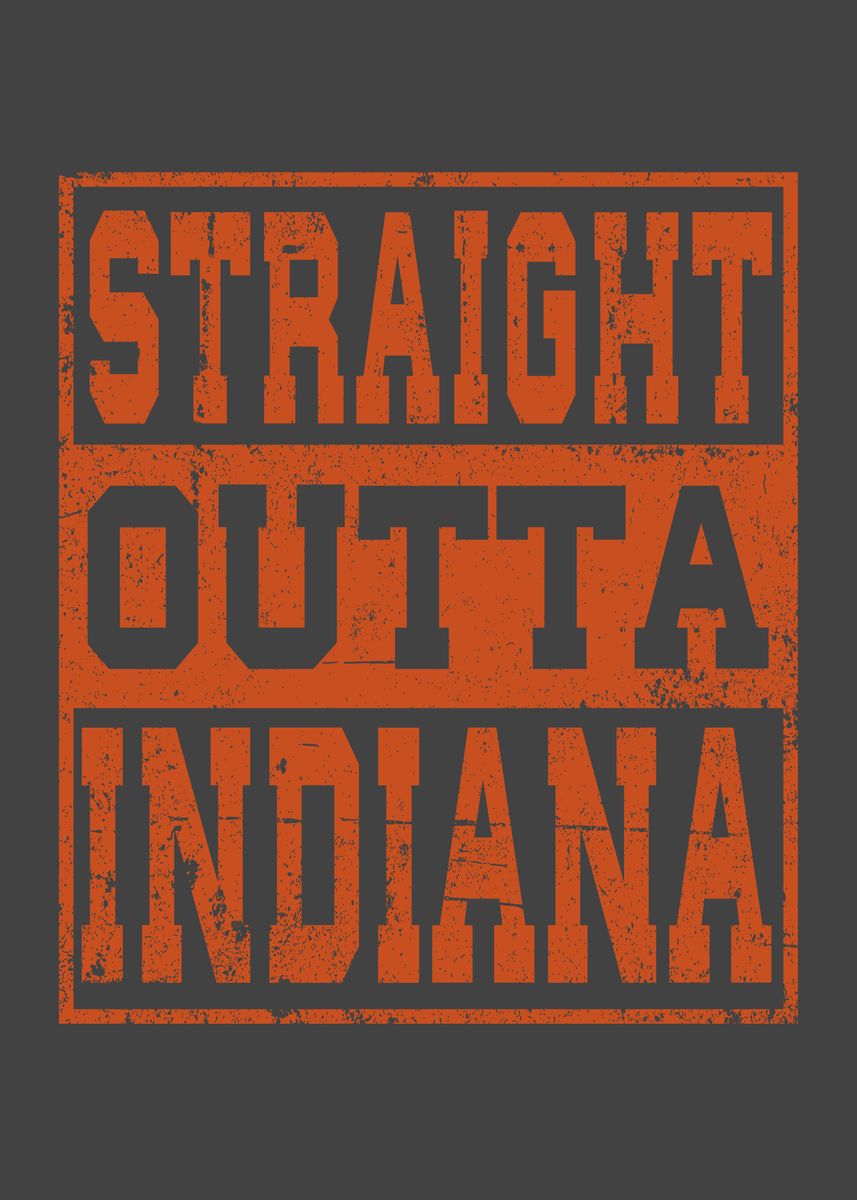 'Indiana Vintage' Poster by schmugo | Displate