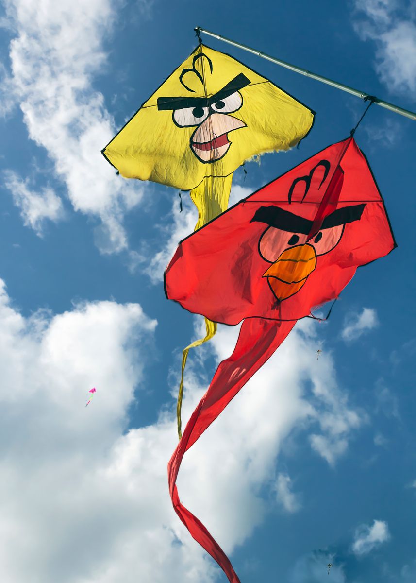 'Kite' Poster, picture, metal print, paint by HanPing Tseng | Displate