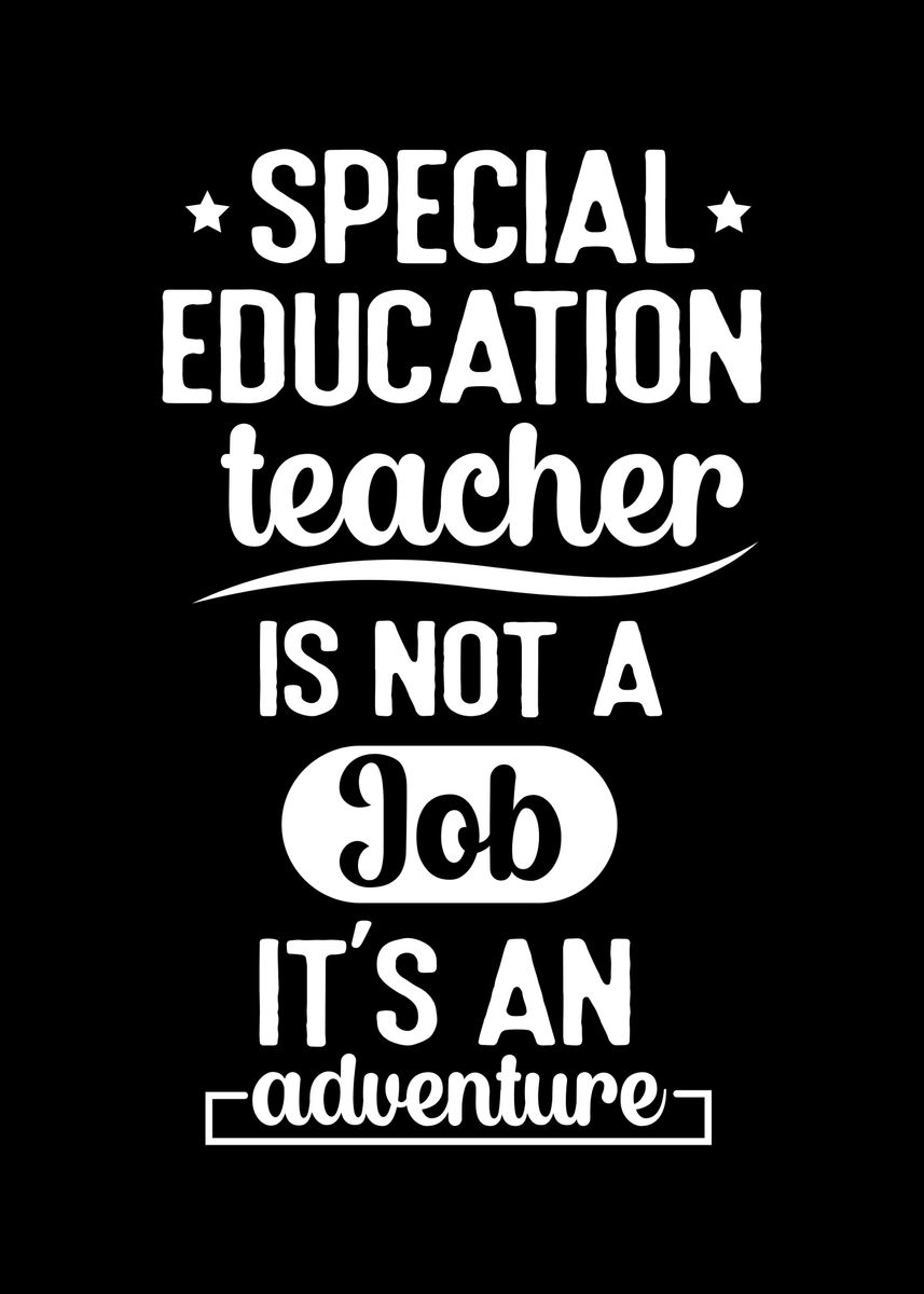 'Sped Teacher' Poster by Sebastian Wünsche | Displate