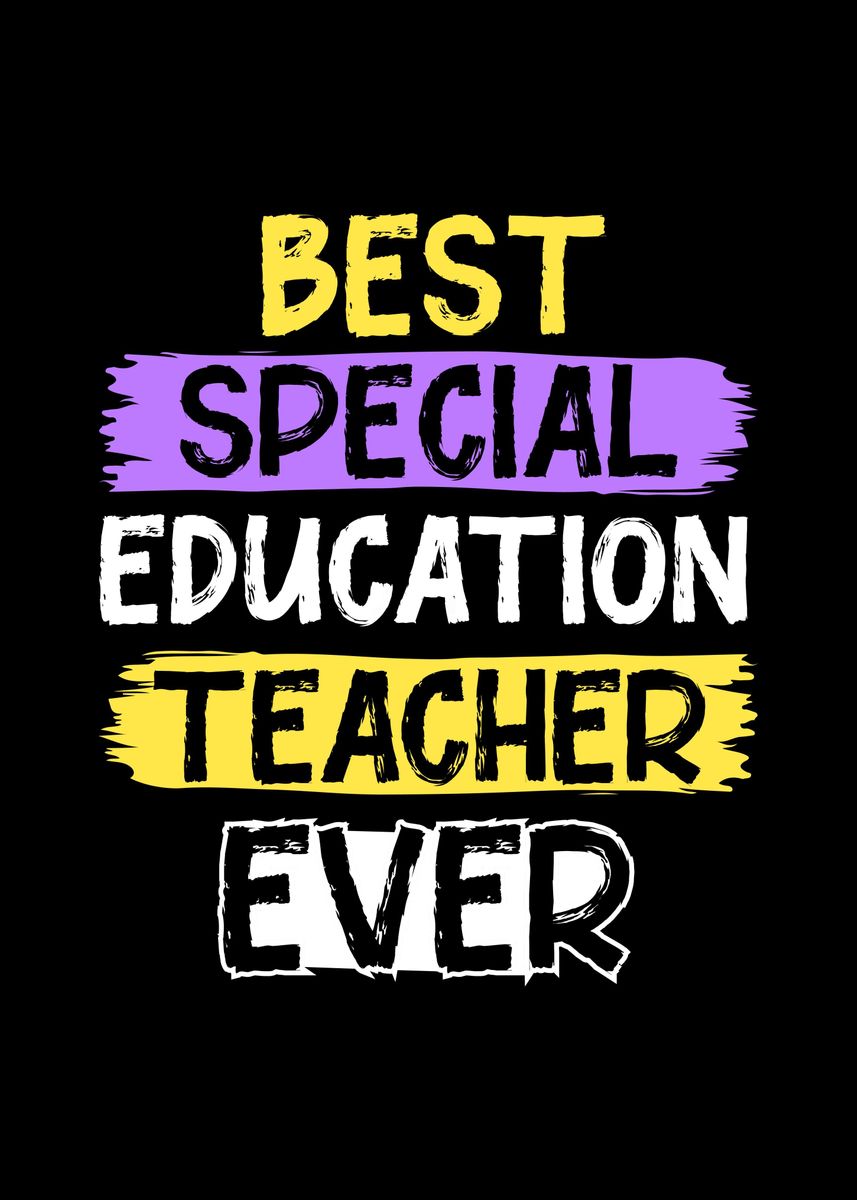 'Sped Teacher' Poster, picture, metal print, paint by Sebastian Wünsche ...