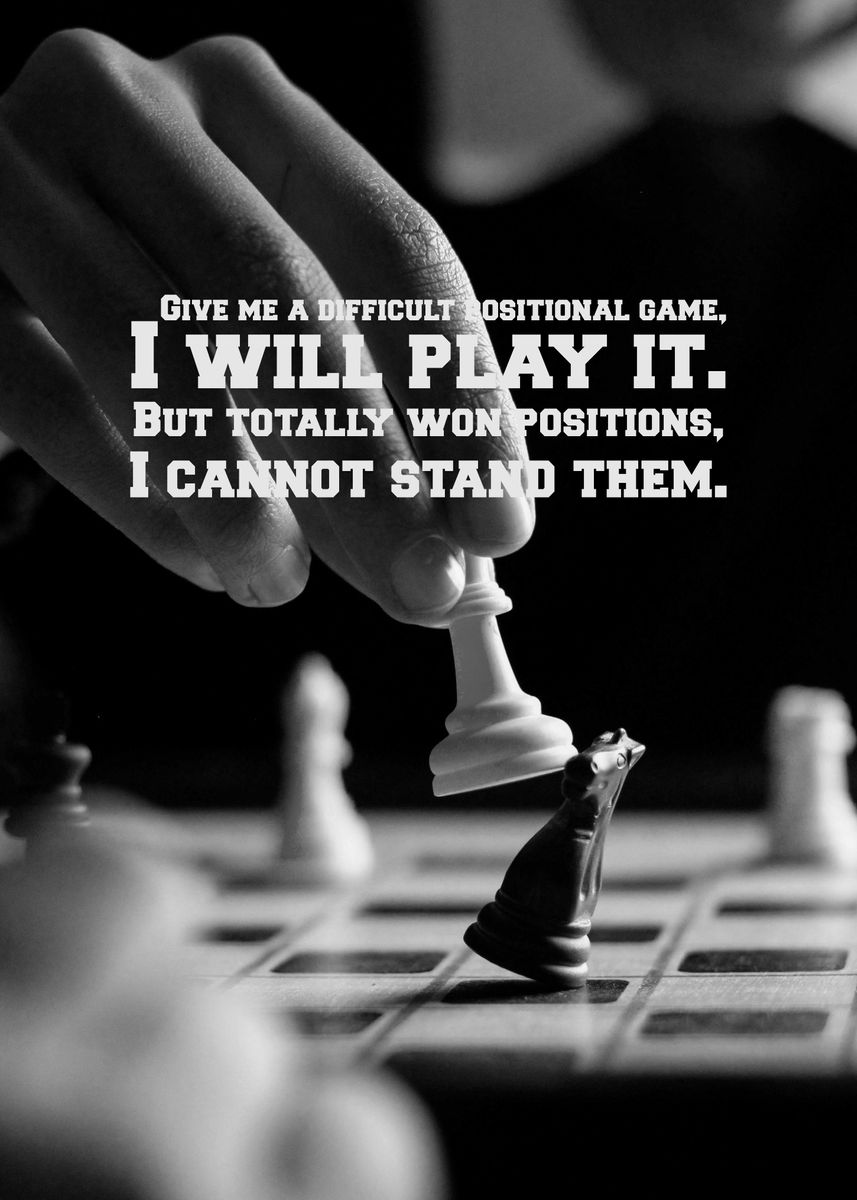 'Give me a difficult ' Poster, picture, metal print, paint by ...