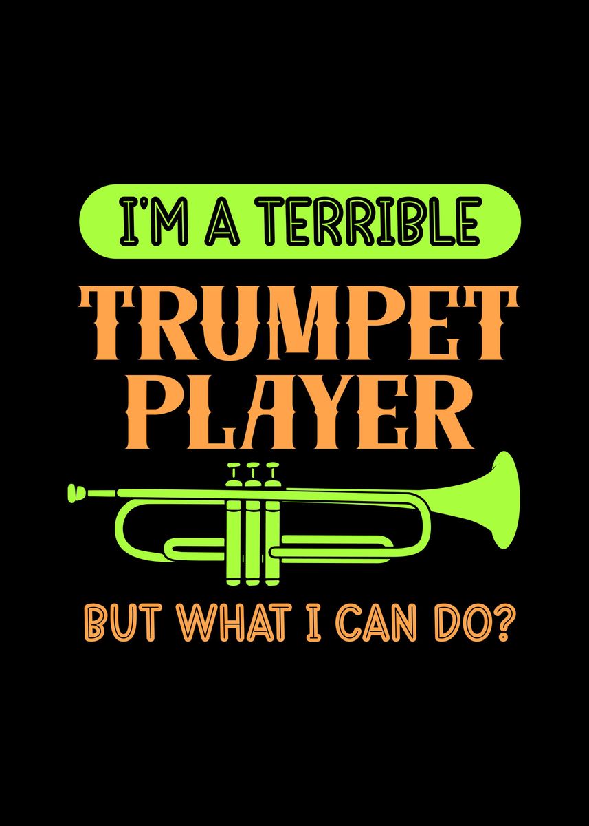 'Trumpet' Poster by Sebastian Wünsche | Displate